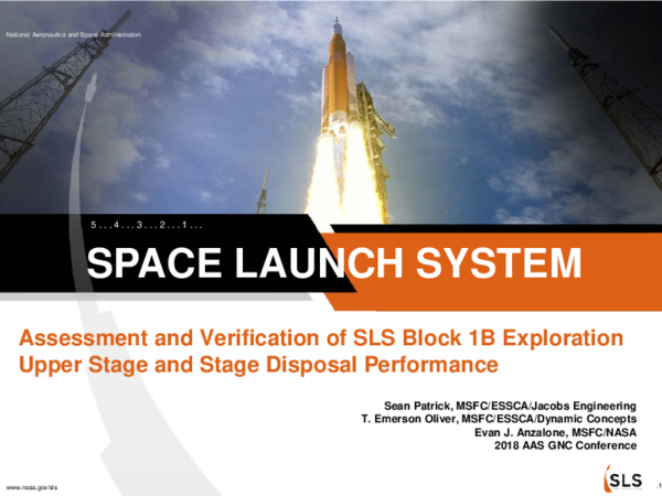(PDF) Assessment and Verification of SLS Block 1-B Exploration Upper ...