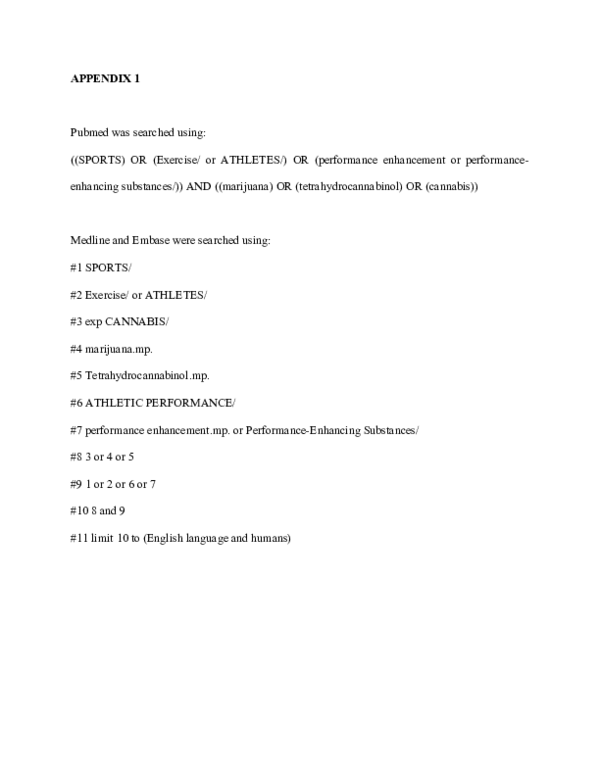 (PDF) Appendix_1 – Supplemental material for Cannabis Use and Sport: A ...