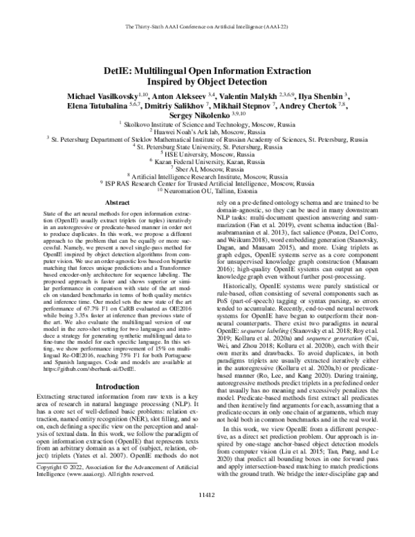 Pdf Detie Multilingual Open Information Extraction Inspired By Object Detection Dmitriy