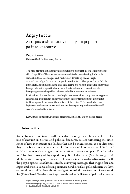 (PDF) Angry tweets