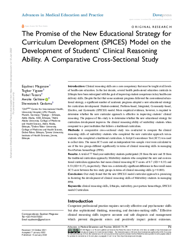 (PDF) The Promise of the New Educational Strategy for Curriculum ...