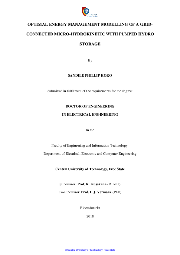 (PDF) Optimal Energy Management Modelling Of A Grid-Connection Micro ...