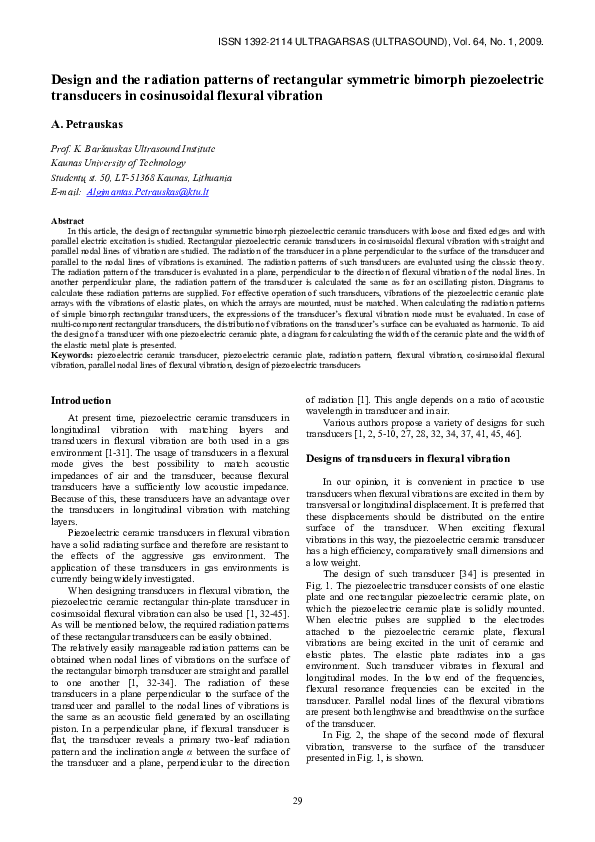 (PDF) Design and the radiation patterns of rectangular symmetric ...