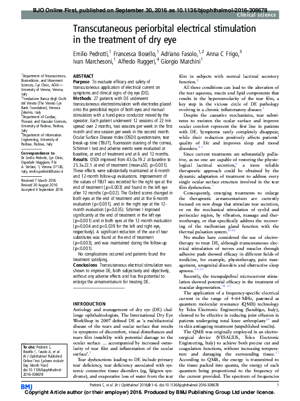 (PDF) Transcutaneous periorbital electrical stimulation in the ...