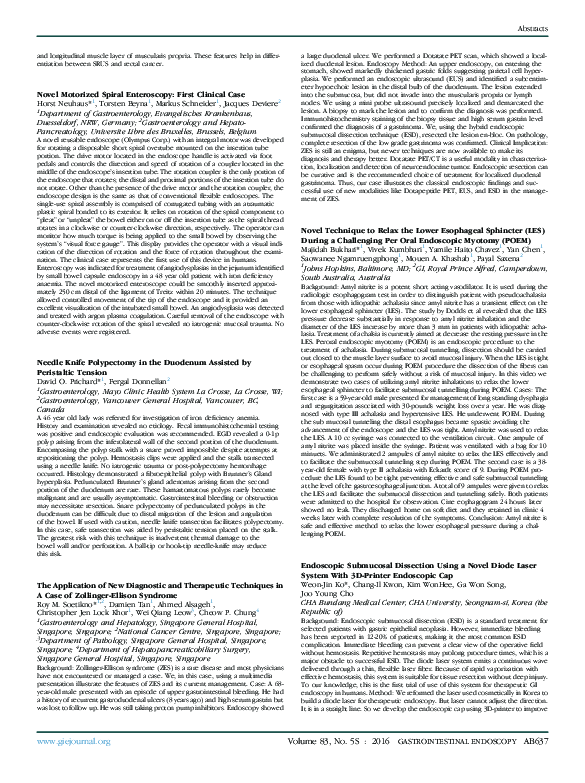 (PDF) The Application of New Diagnostic and Therapeutic Techniques in A ...
