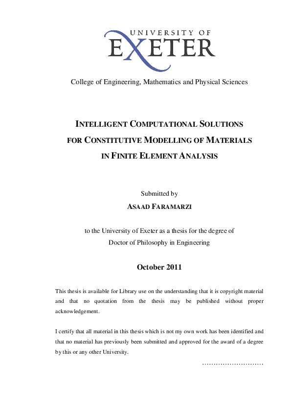 (PDF) Intelligent computational solutions for constitutive modelling of ...