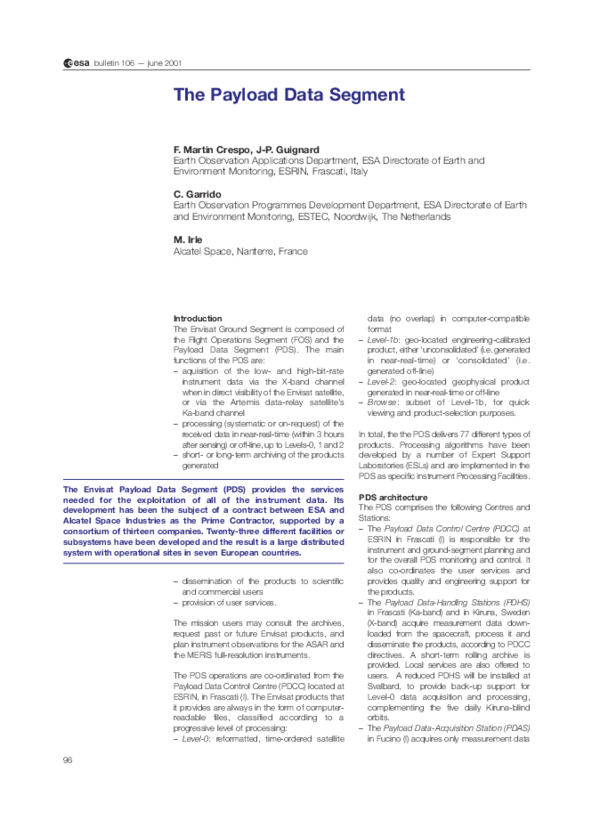 (PDF) The Payload Data Segment