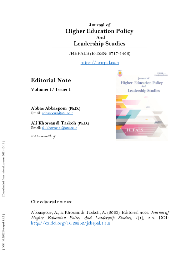 (PDF) Editorial Note: June Issue