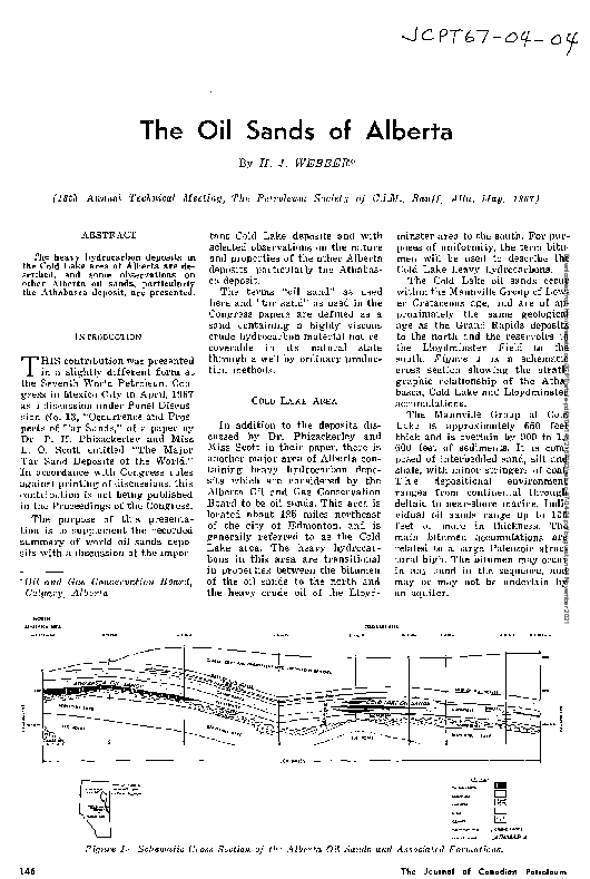 (PDF) The Oil Sands of Alberta