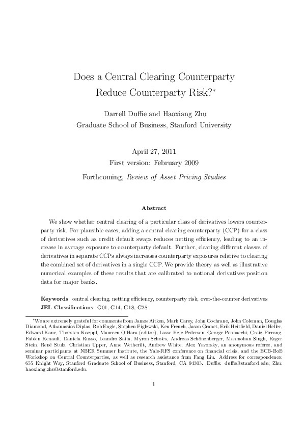 (PDF) Forthcoming, Review of Asset Pricing Studies