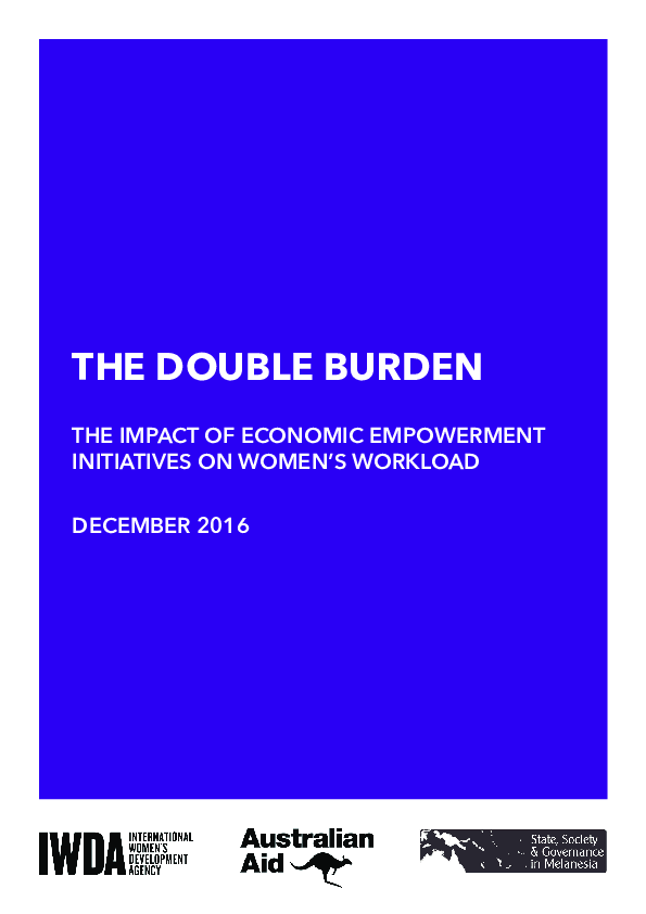 (PDF) The double burden: The Impact of Economic Empowerment Initiatives ...