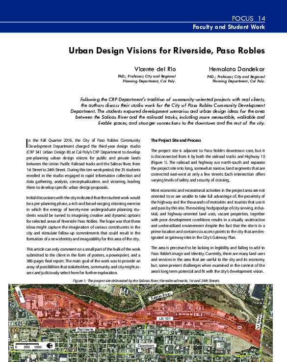 (PDF) Urban Design Visions for Riverside, Paso Robles