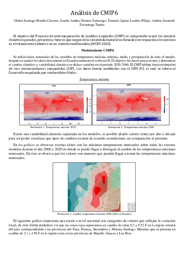 (PDF) Análisis de CMIP6