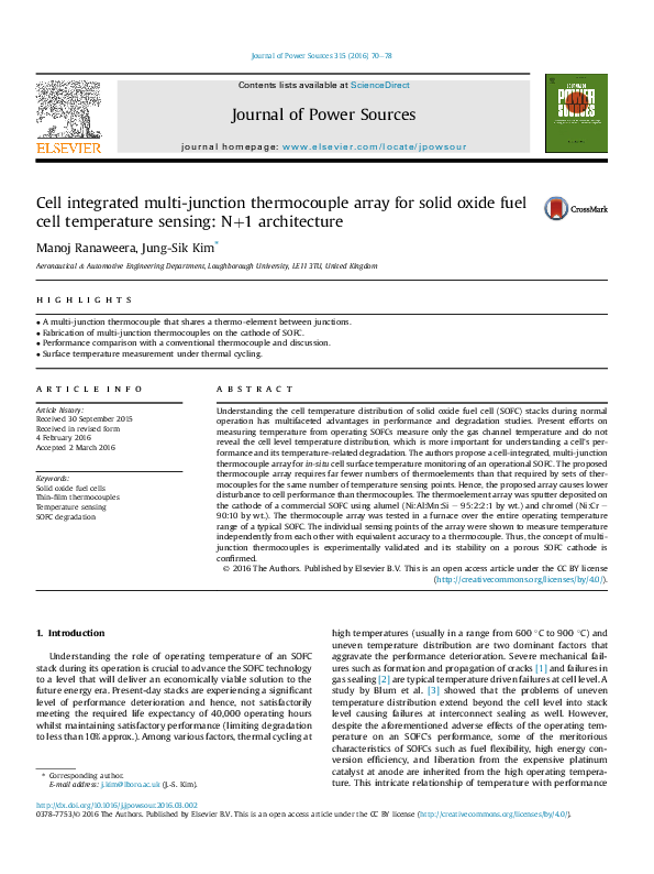 (PDF) Cell integrated multi-junction thermocouple array for solid oxide ...