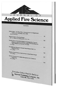 (PDF) Scale Modeling on the Effect of Air Velocity on Heat Release Rate in Tunnel Fire
