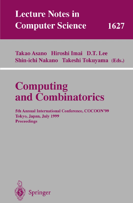 (PDF) Computing and Combinatorics