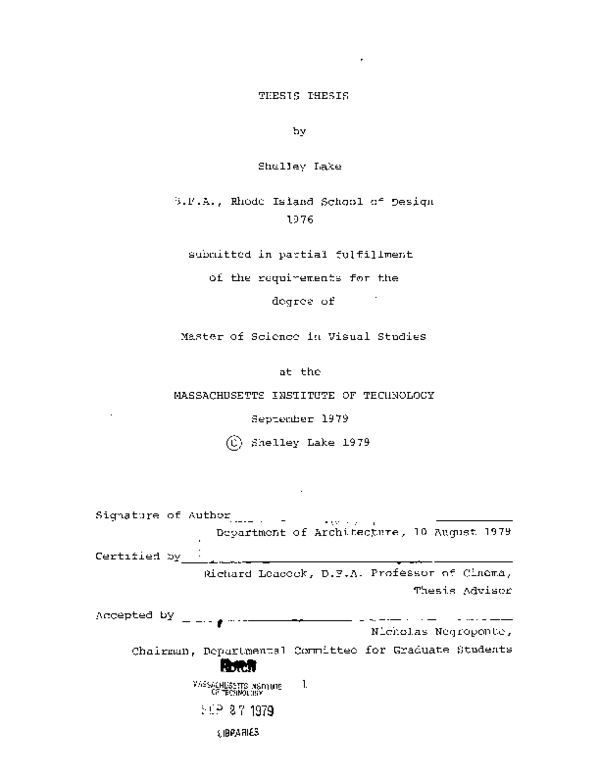 (PDF) Thesis thesis