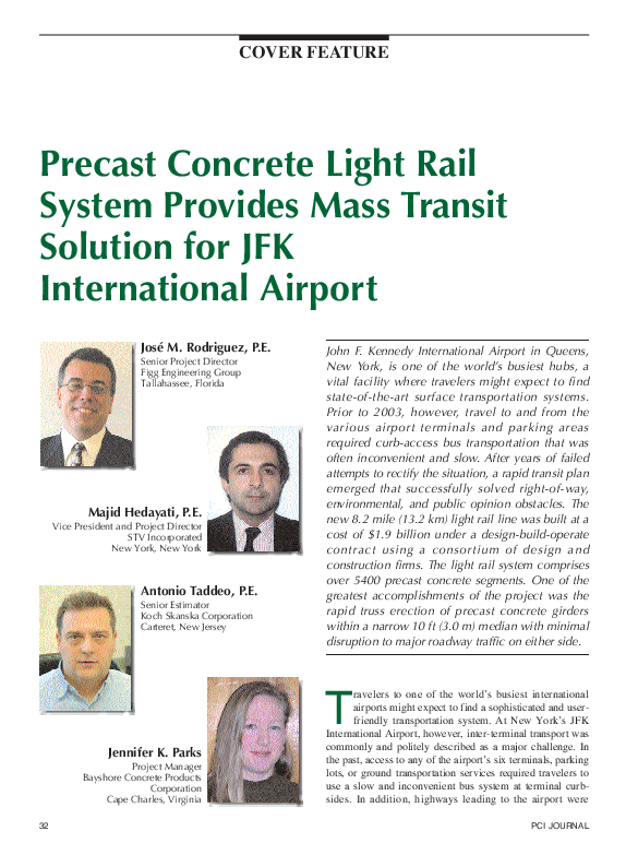 (PDF) Precast Concrete Light Rail System Provides Mass Transit Solution ...