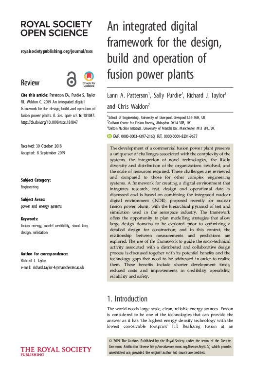 (PDF) An integrated digital framework for the design, build and ...