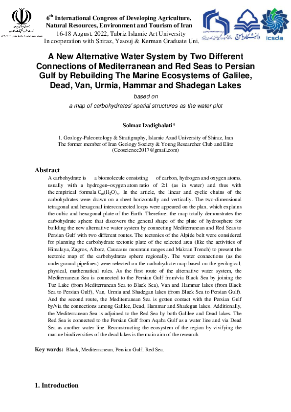 (PDF) A New Alternative Water System by Two Different Connections of ...
