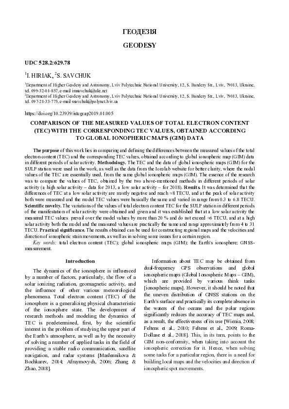 (PDF) Geodesy, Cartography and Aerial Photography