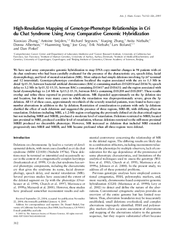 (PDF) High-Resolution Mapping of Genotype-Phenotype Relationships in ...