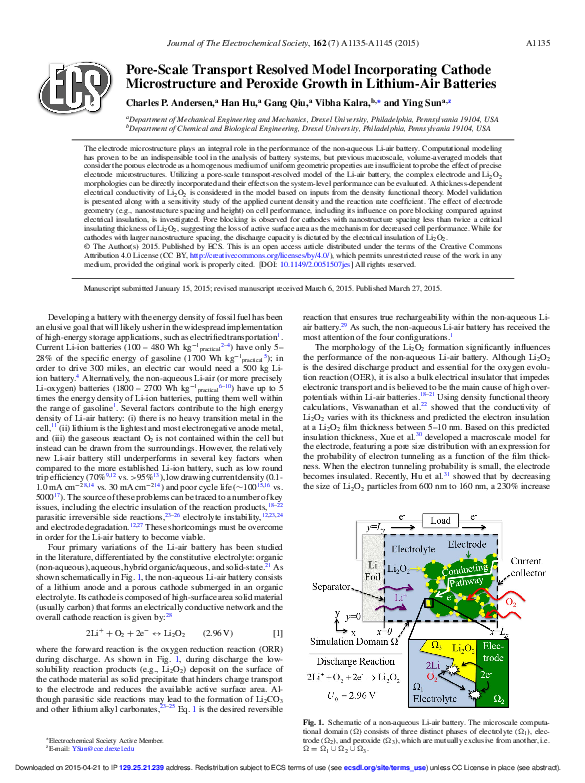 (PDF) Pore-Scale Transport Resolved Model Incorporating Cathode Microstructure and Peroxide ...