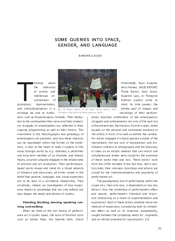 (PDF) some Queries into spaCe , gender , and Language