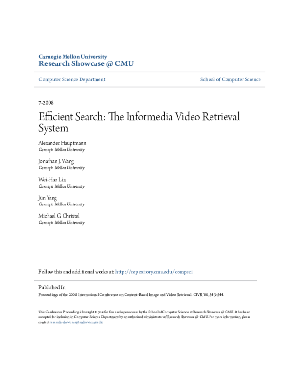 (PDF) Efficient search