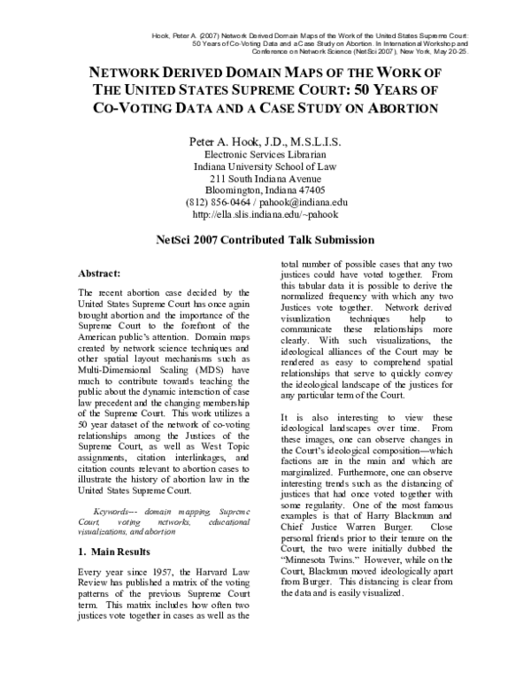 (PDF) Network Derived Domain Maps of the Work of the United States ...