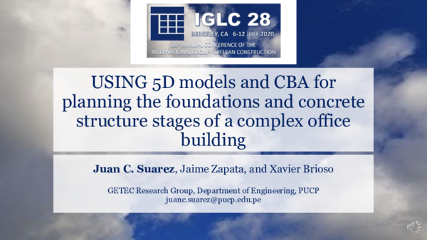 (PDF) Using 5D Models and Cba for Planning the Foundations and Concrete ...