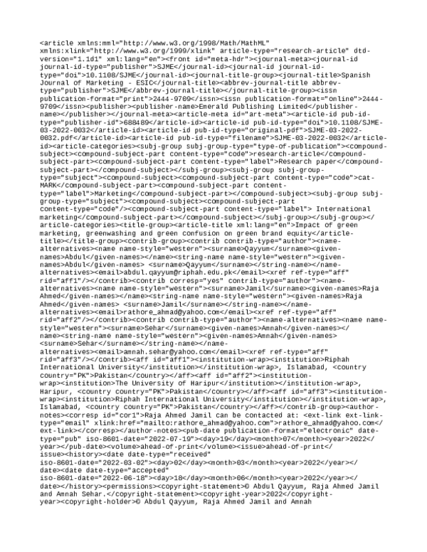 Impact of green marketing, greenwashing and green confusion on green ...