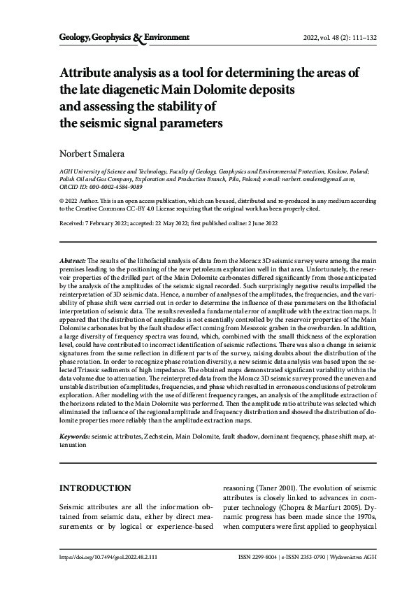 (PDF) Attribute analysis as a tool for determining the areas of the ...