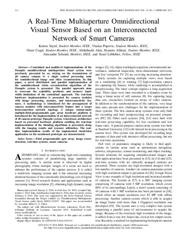 (PDF) A Real-Time Multiaperture Omnidirectional Visual Sensor Based on an Interconnected Network ...