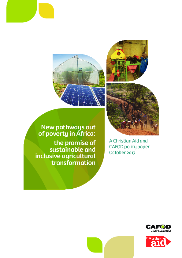 (PDF) New pathways out of poverty in Africa : the promise of ...
