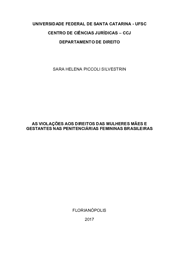 (PDF) Universidade Federal De Santa Catarina ufsc Centro De Ciências ...