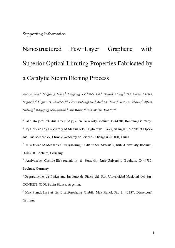 (PDF) Nanostructured Few-Layer Graphene with Superior Optical Limiting ...