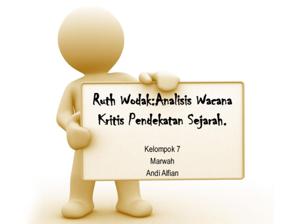 (PDF) Ruth Wodak: Analisis Wacana Kritis Pendekatan Sejarah