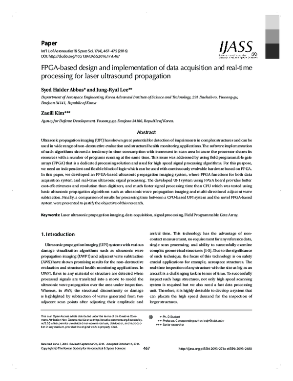 Pdf Fpga Based Design And Implementation Of Data Acquisition And Real