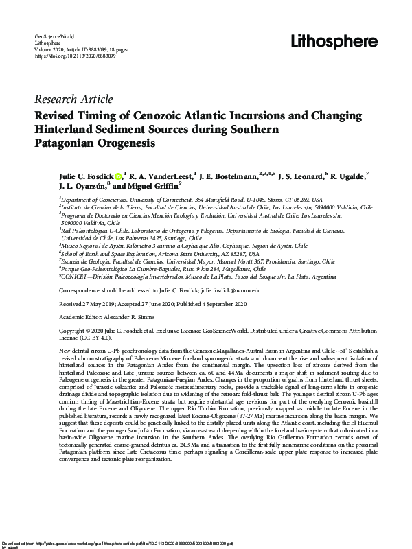 (PDF) Revised timing of Cenozoic Atlantic incursions and changing ...