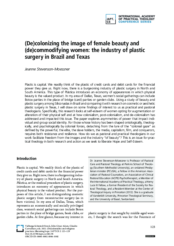 (PDF) (De)colonizing the image of female beauty and (de)commodifying ...