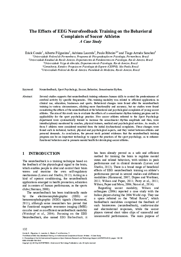 (PDF) The Effects of EEG Neurofeedback Training on the Behavioral ...