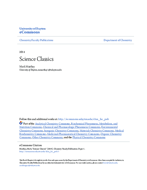(PDF) Science Classics