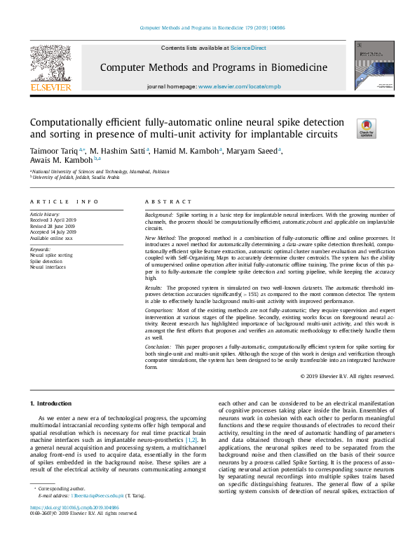 (PDF) Computationally efficient fully-automatic online neural spike detection and sorting in ...