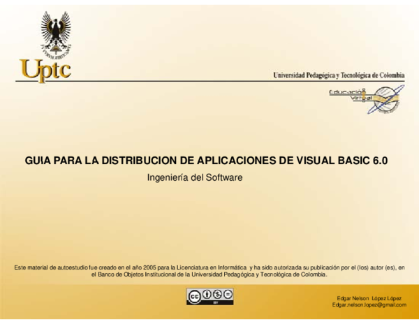 Pdf Guía Para La Distribución De Aplicaciones De Visual Basic 6 0