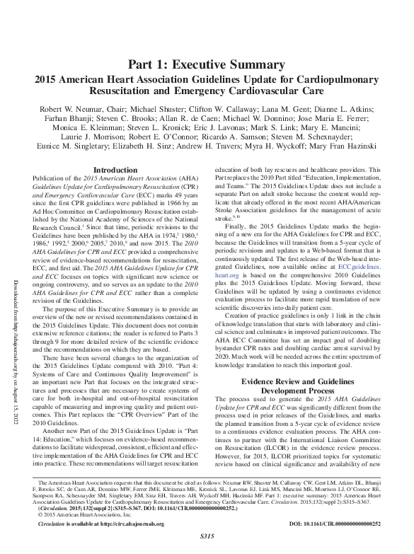 (PDF) Part 1: Executive Summary