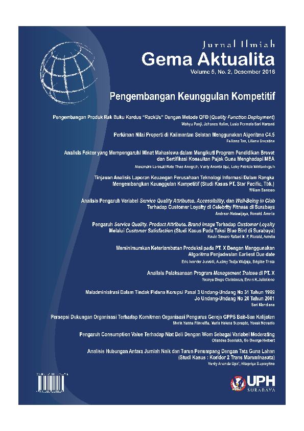 (PDF) Pengembangan Produk Rak Buku Kardus “RackUs” dengan Metode QFD ...