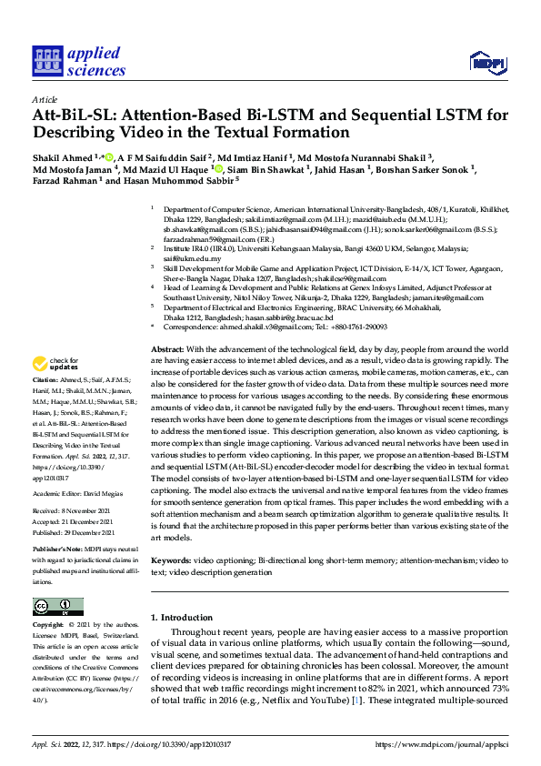 Pdf Att Bil Sl Attention Based Bi Lstm And Sequential Lstm For