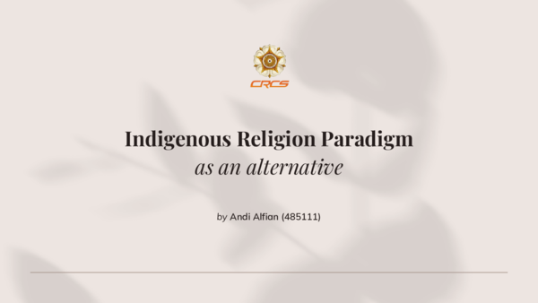 (PDF) Indigenous Religion Paradigm as an Alternative