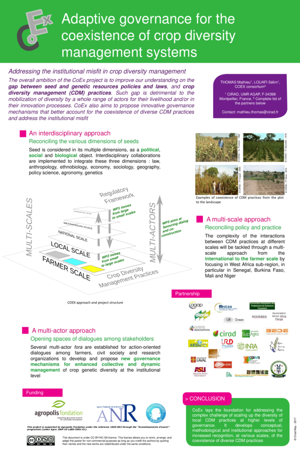 (PDF) Adaptive governance for the coexistence of crop diversity ...